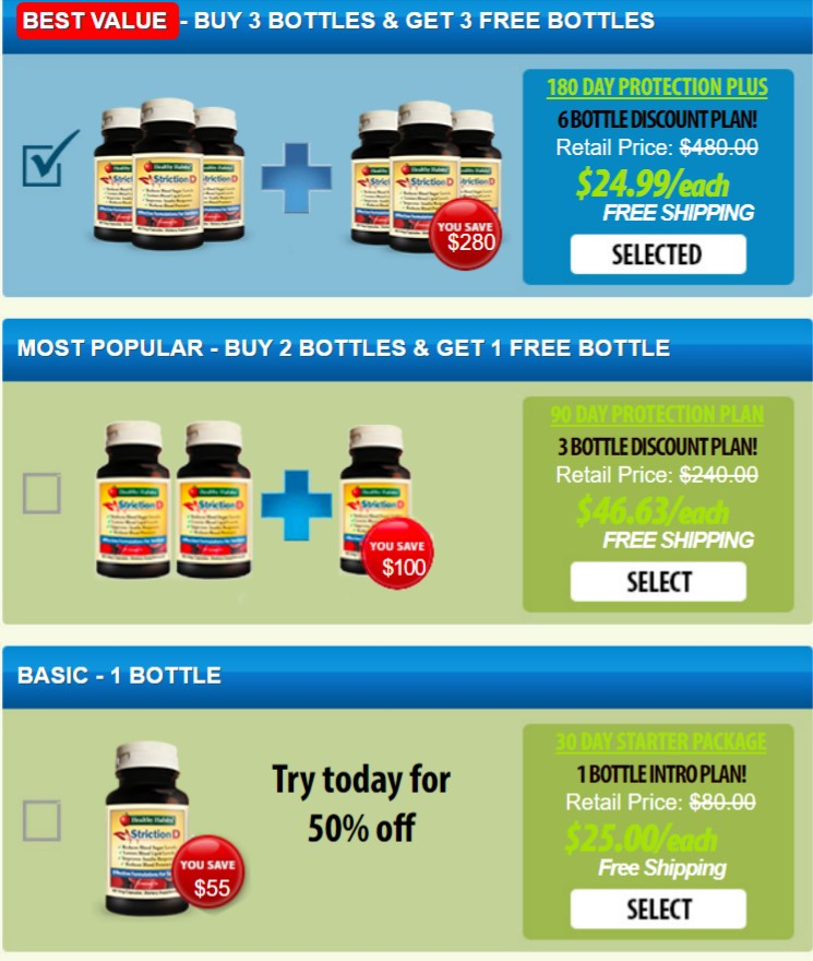 Striction BP® | Official Website